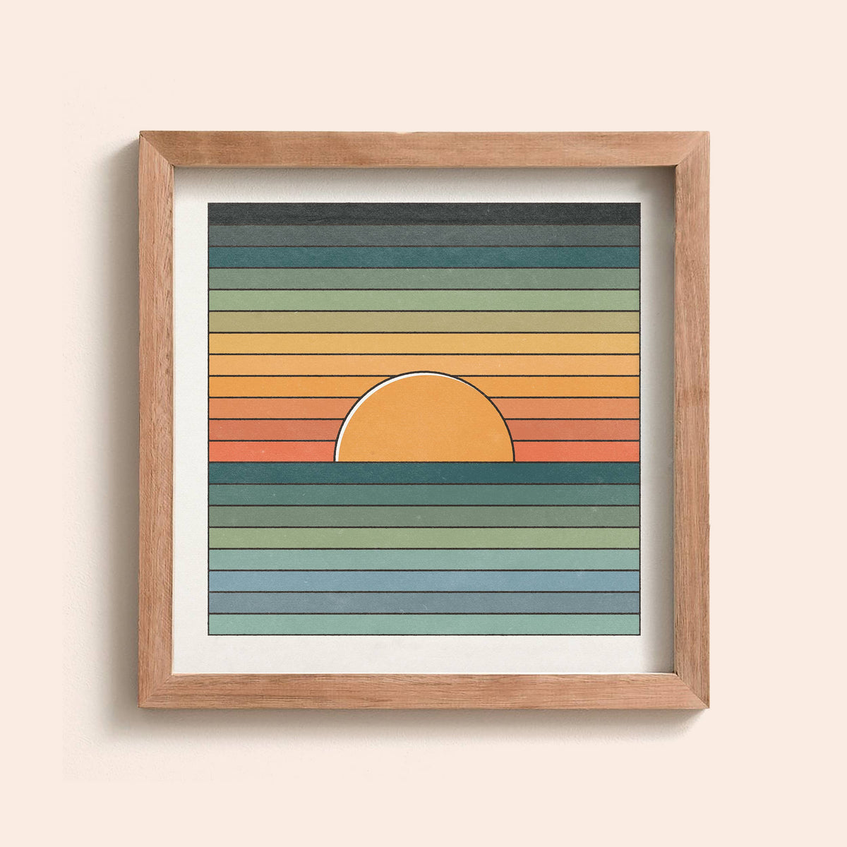 Sinking Sun Print – Rooted